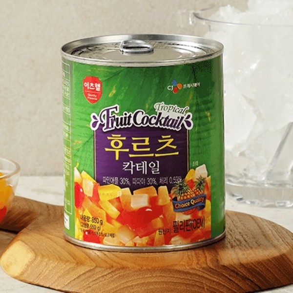 이츠웰 원터치 후르츠칵테일 850g - CJ프레시마켓
