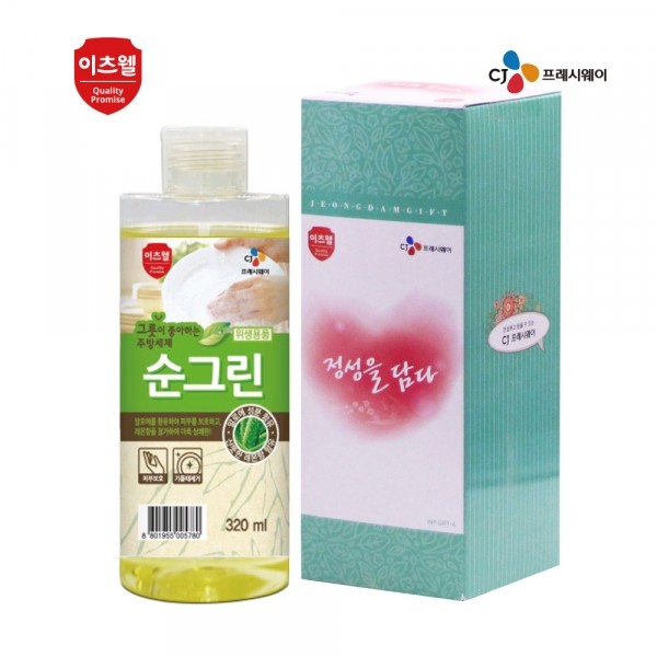 CJ이츠웰 순그린용기 320ml - CJ프레시마켓