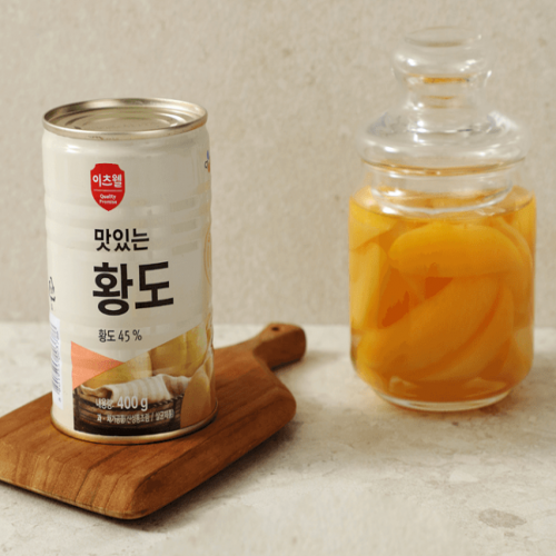 [직영특가]이츠웰 황도캔 슬라이스 400g - CJ프레시마켓