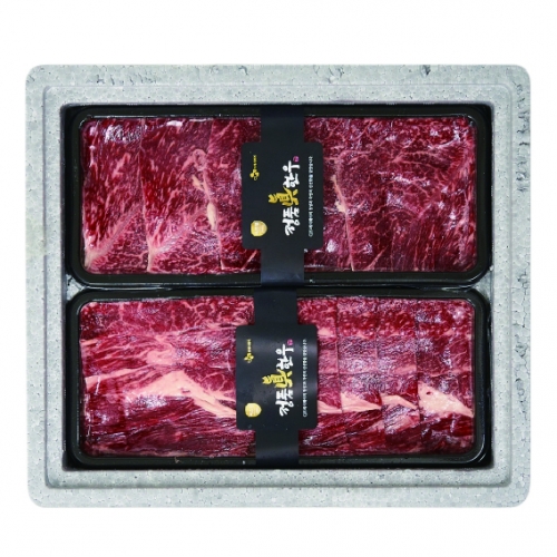 [9/11 순차출고] 23추석 정품진 한우 실속 불고기세트(1Kg/EA) - CJ프레시마켓