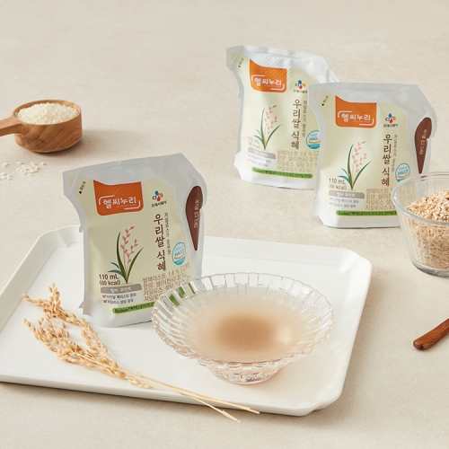 헬씨누리 우리쌀식혜(밥알없는_친환경파우치_110ml 110g/EA)_36개입(BOX) - CJ프레시마켓