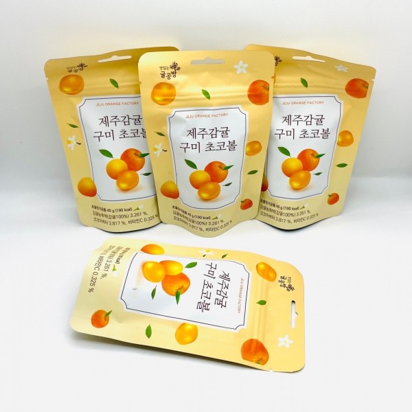 제주 감귤 구미 초코볼 160g (40gx4개입) 여행 선물 간식 - CJ프레시마켓