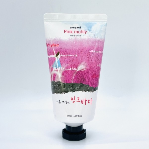 제주 썸앤드 동백 핑크뮬리 핸드크림 50ml x 4개입 선물세트 여행 선물 기념품 고보습 - CJ프레시마켓