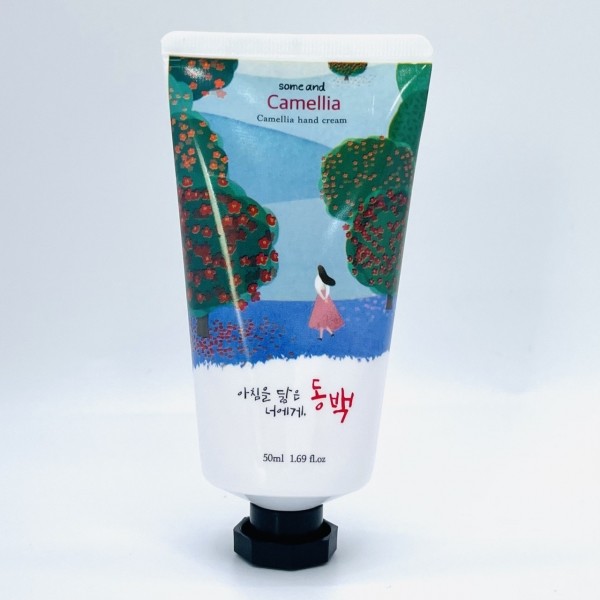 제주 썸앤드 동백 핑크뮬리 핸드크림 50ml x 4개입 선물세트 여행 선물 기념품 고보습 - CJ프레시마켓